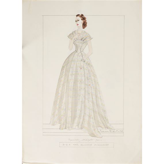 Norman Hartnell | GROUP OF ROYAL FASHION DESIGNS (1950s) | MutualArt