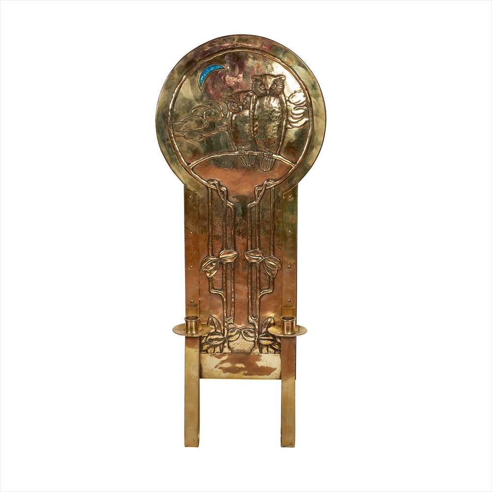 Margaret Gilmour | GLASGOW STYLE BRASS WALL SCONCE, CIRCA 1900 | MutualArt