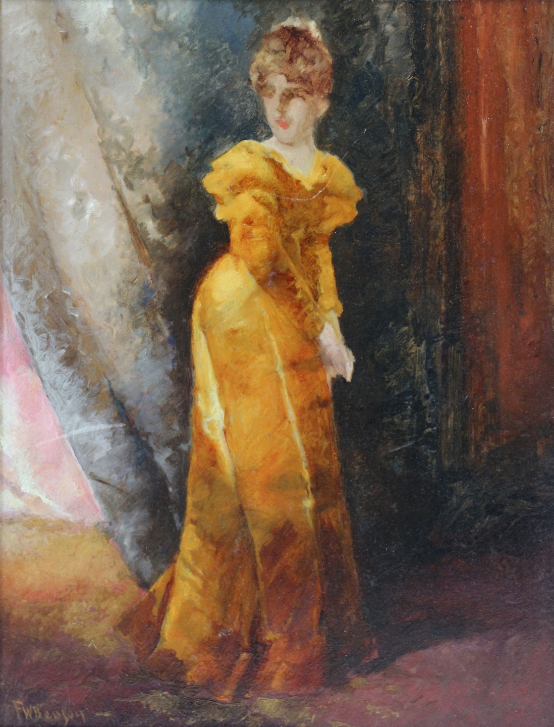 Frank Weston Benson | Portrait of Miss Betty Thatcher | MutualArt