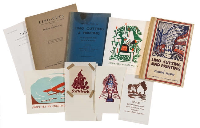 Claude Flight | A Collection of Linocut Printing Books and Greeting ...