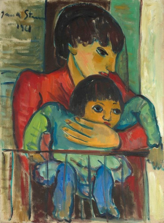 Irma Stern | Mother and Child (1961) | MutualArt