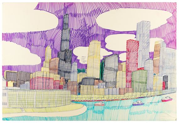 Wesley Willis | The Lakefront (1993) | MutualArt