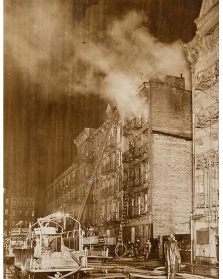 Weegee | New York Tenement Fire (Circa 1937) | MutualArt
