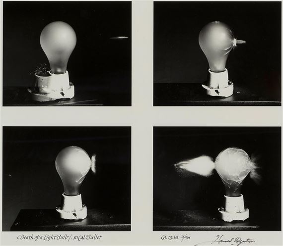 Harold Eugene Edgerton | Death of a Lightbulb / (Circa 1936) | MutualArt