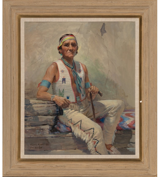 Frederic Kimball Mizen | Chief Bad Wolf (1957) | MutualArt