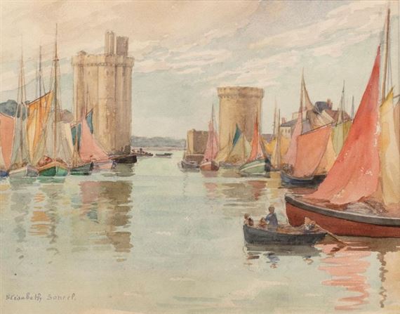 Élisabeth Sonrel | Le port de La Rochelle | MutualArt
