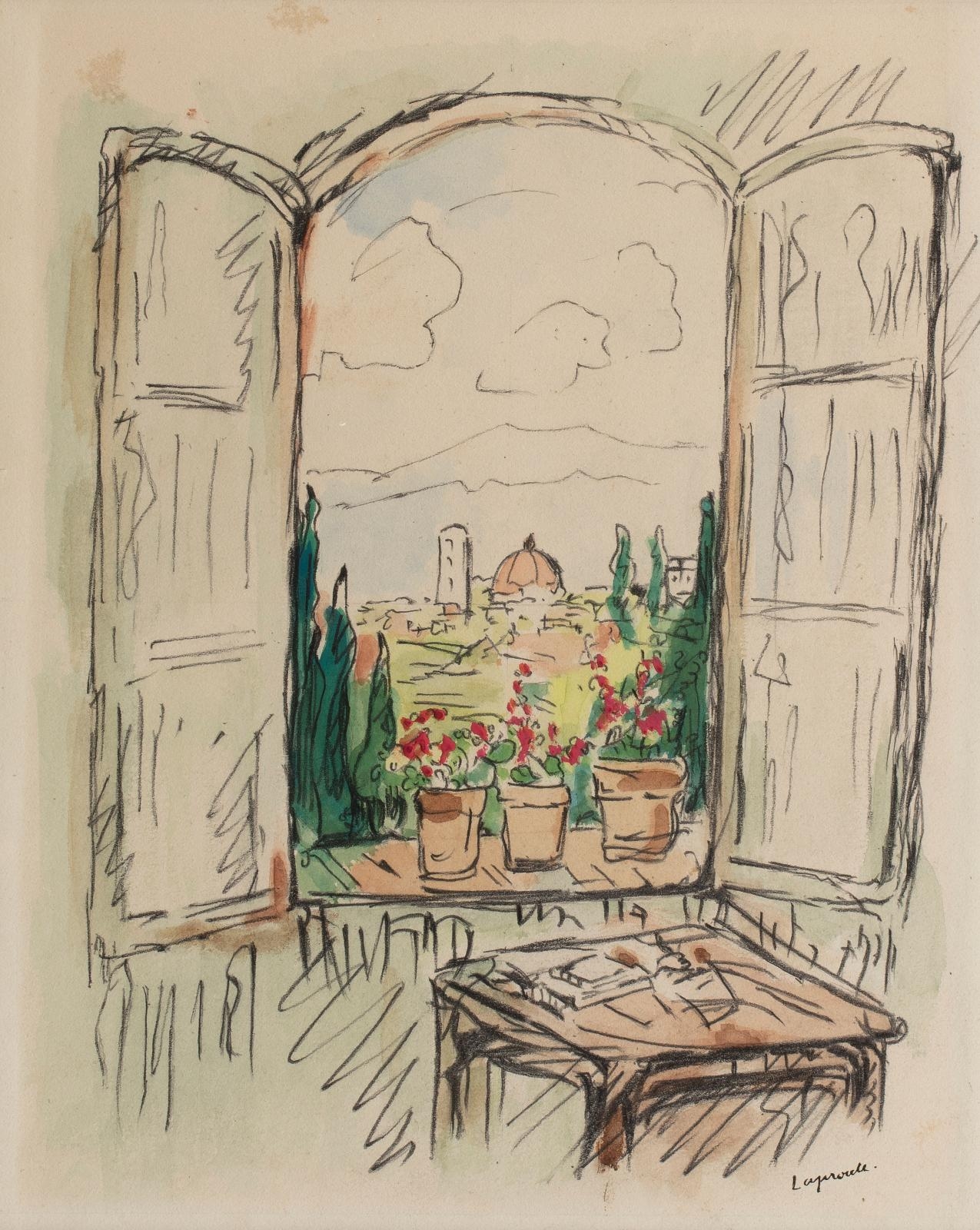 Pierre Laprade | Florence, vue d’une fenêtre | MutualArt