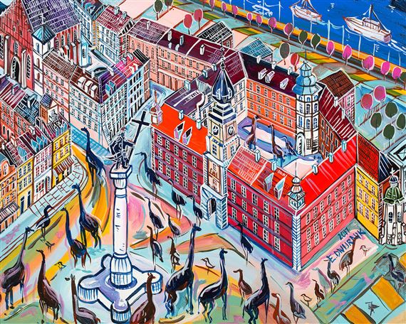 Edward Dwurnik | PLAC ZAMKOWY (2017) | MutualArt