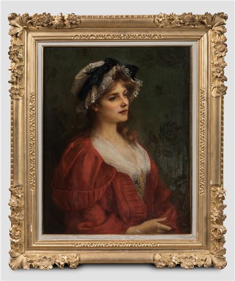 Albert Lynch | PORTRAIT DE JEUNE FEMME | MutualArt