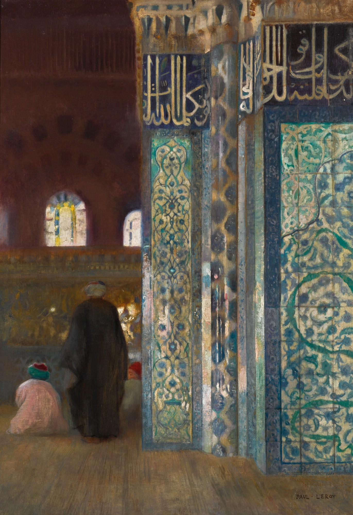 Paul Alexandre Alfred Leroy | THE RÜSTEM PASHA MOSQUE IN CONSTANTINOPLE ...