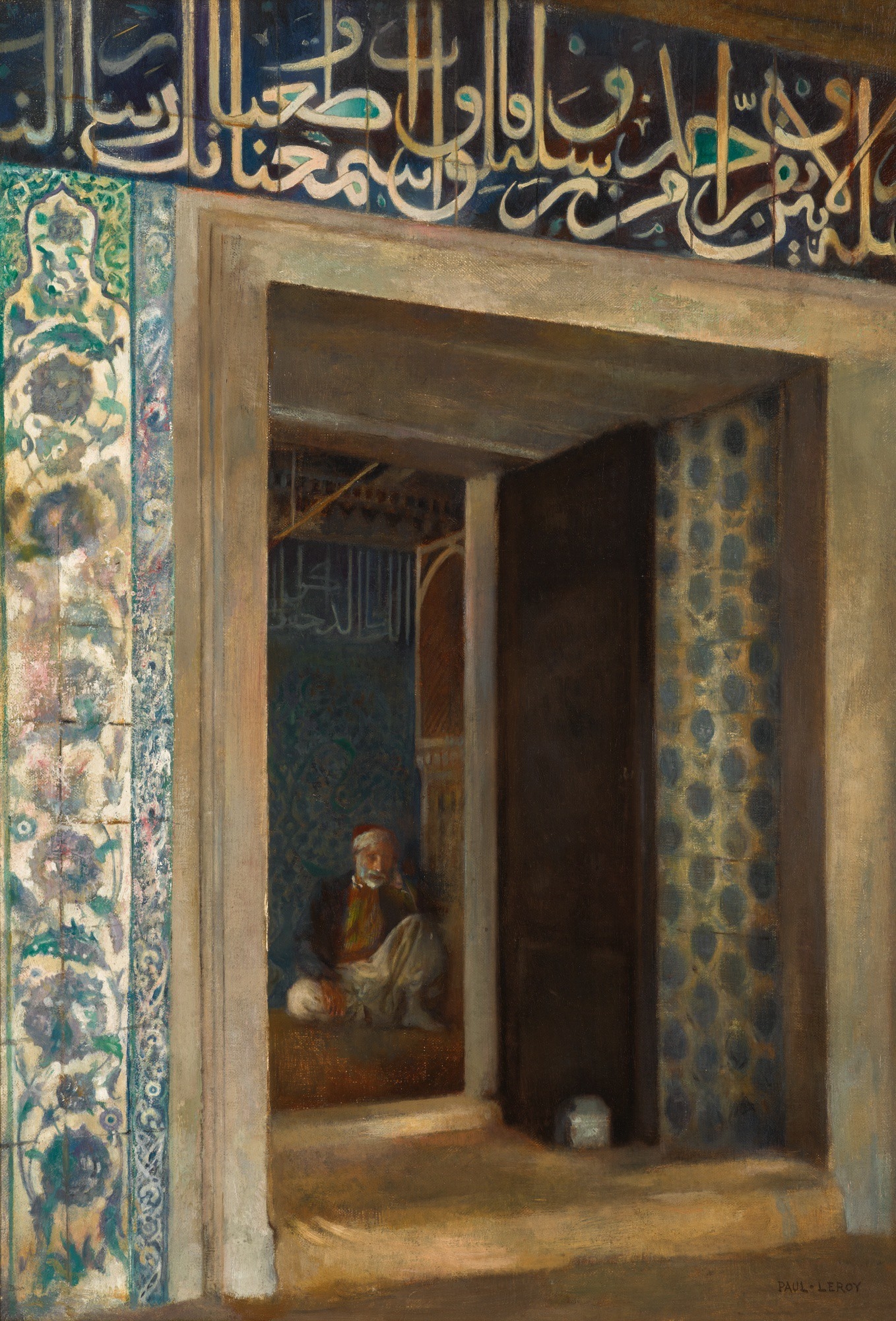 Paul Alexandre Alfred Leroy | THE RÜSTEM PASHA MOSQUE IN CONSTANTINOPLE ...
