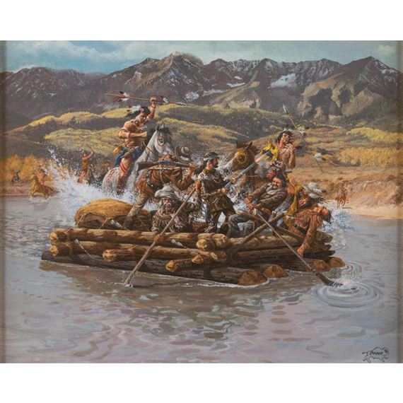 Don Crook | Raft of Trouble | MutualArt