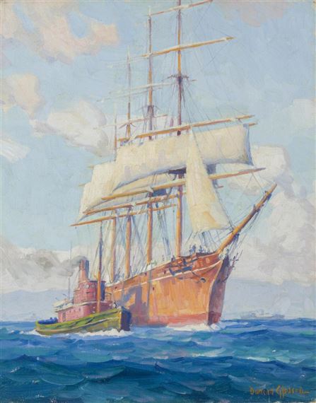 Joe Duncan Gleason | Outward Bound - The Jessie Rolph | MutualArt