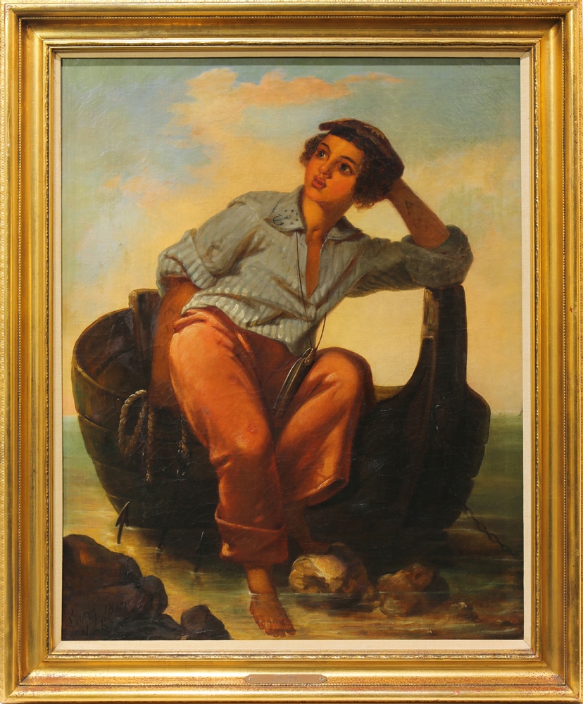 Louis Lang | The Sailor (1847) | MutualArt