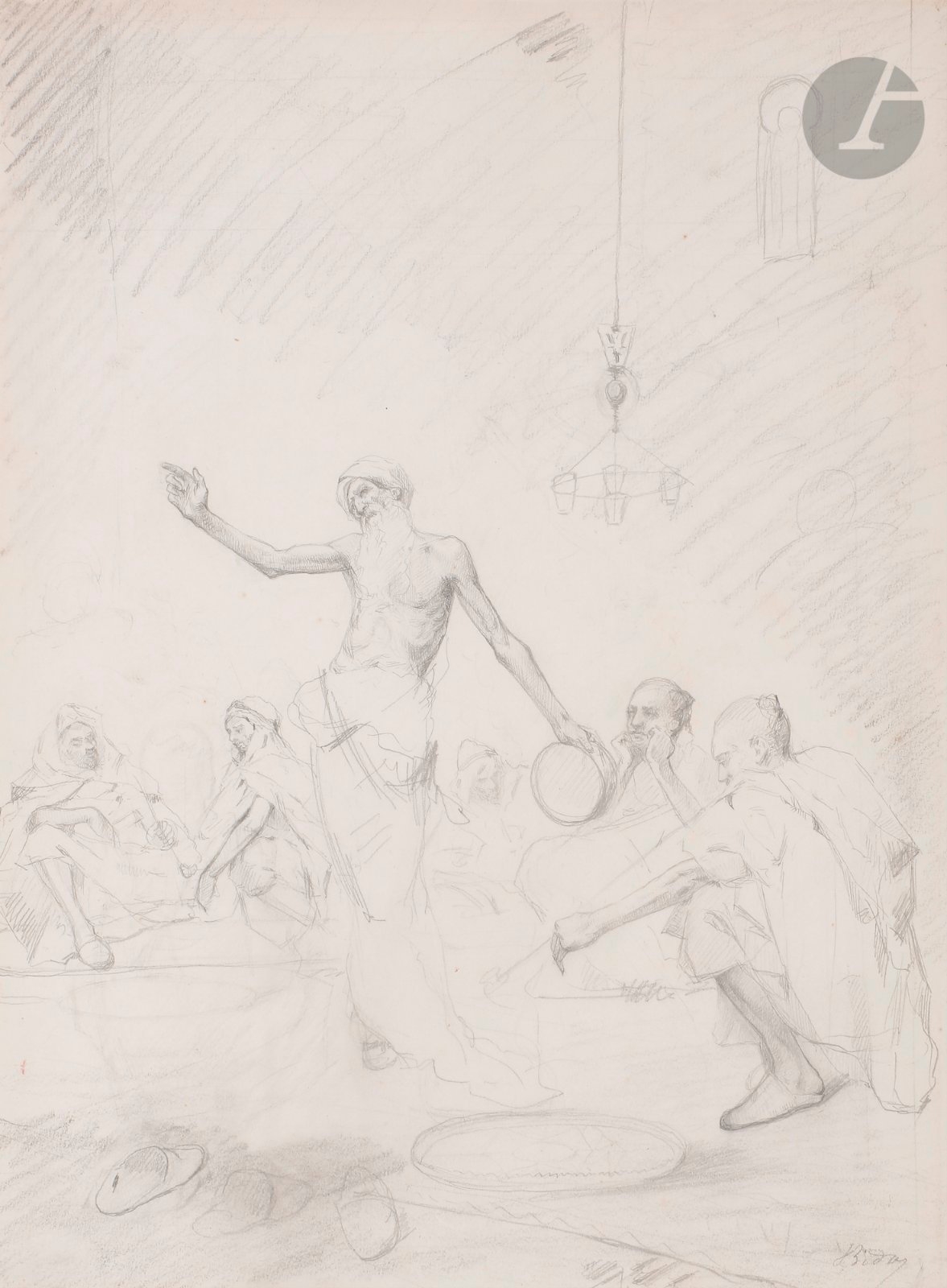 Alexandre Bida | Danseur et fumeurs orientaux | MutualArt