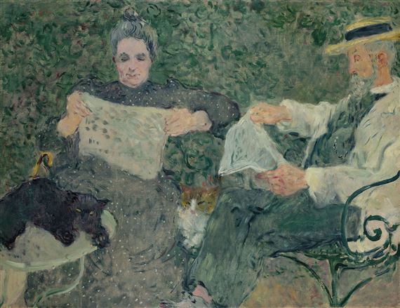 Louis Valtat | La Lecture du journal, Marguerite et Victor Valtat ...
