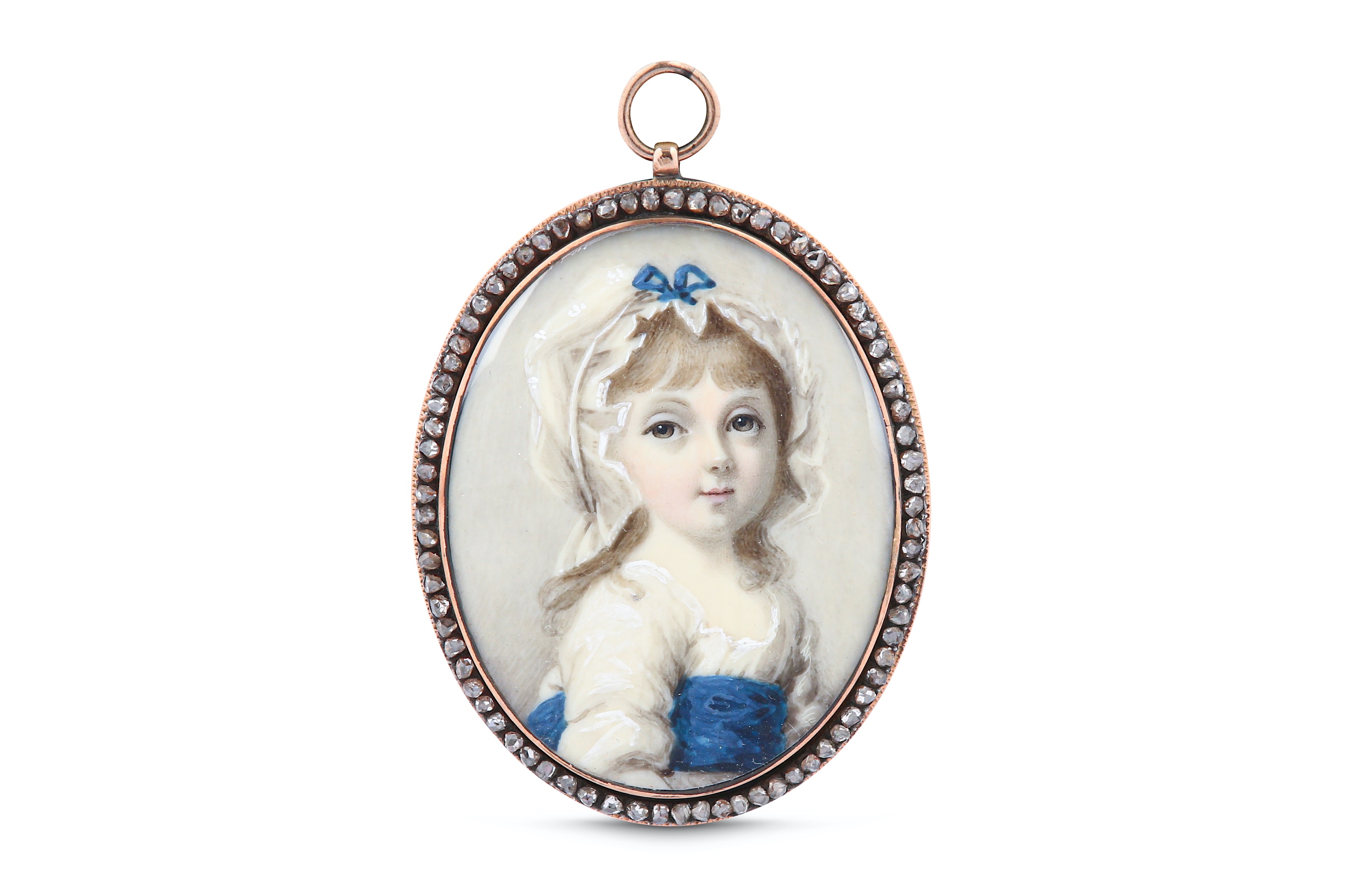 Abraham Daniel | Portrait miniature of Eleanor Sutton | MutualArt