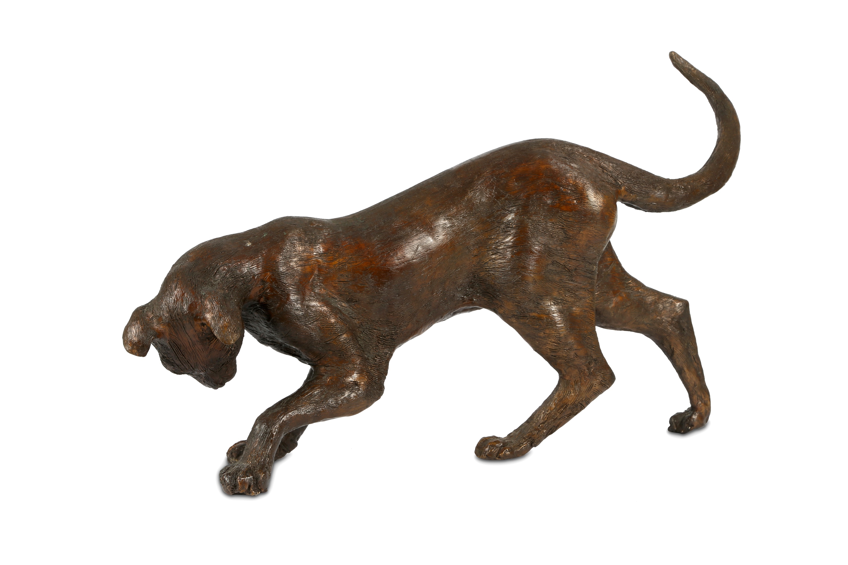 Tom Merrifield | A life sized bronze sculpture of a prowling cat ...