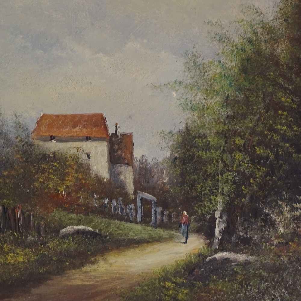 L. Henry | Two works:Rural scene (2) | MutualArt