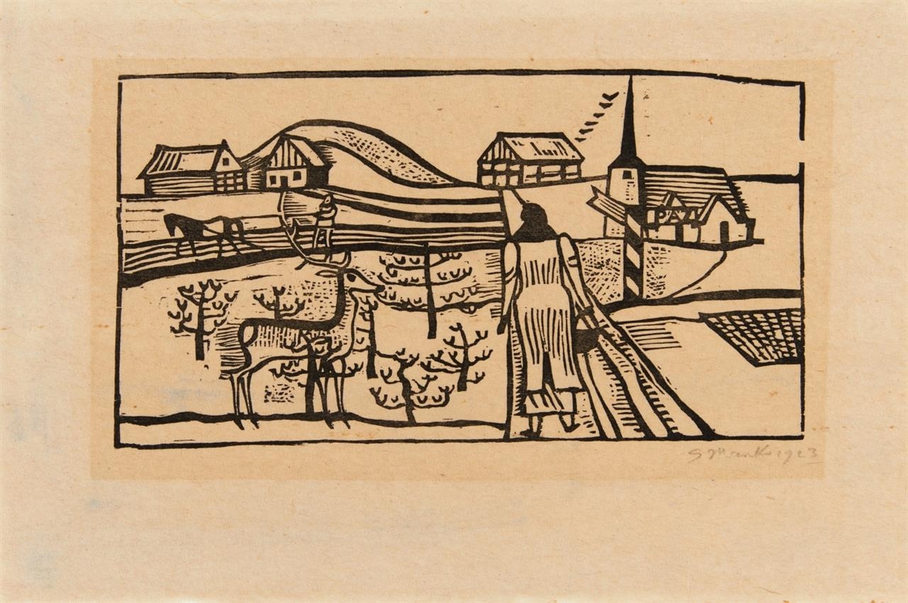 Gerhard Marcks | ERINNERUNG AN DIE NEUMARK 1922 (1923) | MutualArt