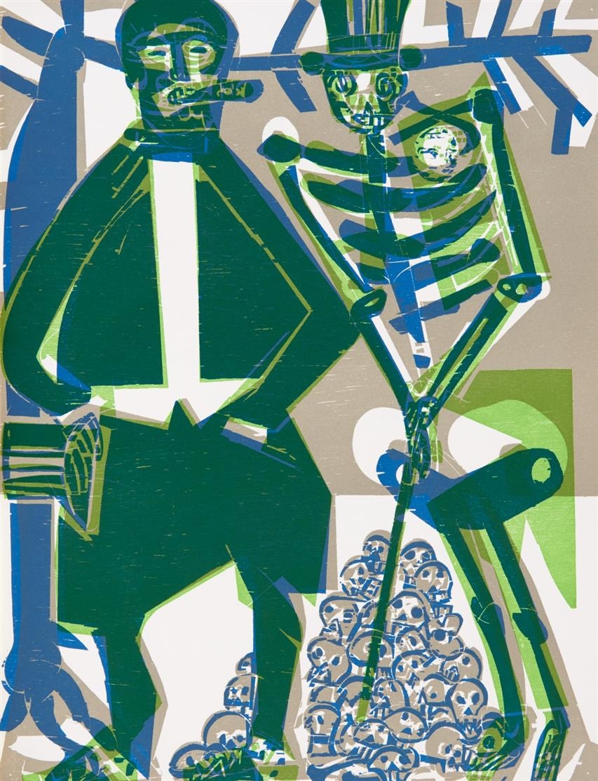 HAP Grieshaber | Totentanz von Basel (Circa 1966) | MutualArt