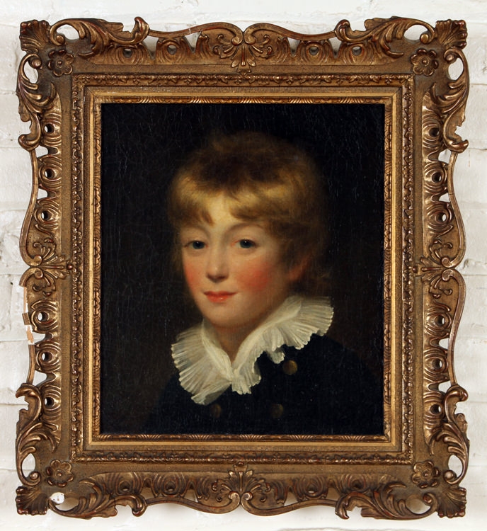 Edward Frederick Green | Portrait of a woman in lace cap and kashmiri ...