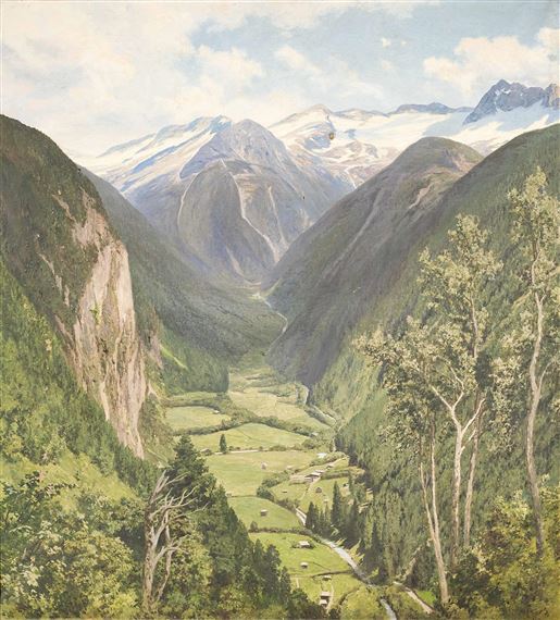 Leopold Rothaug | Blick ins Kötschachtal bei Bad Gastein (1942) | MutualArt