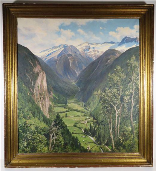 Leopold Rothaug | Blick ins Kötschachtal bei Bad Gastein (1942) | MutualArt