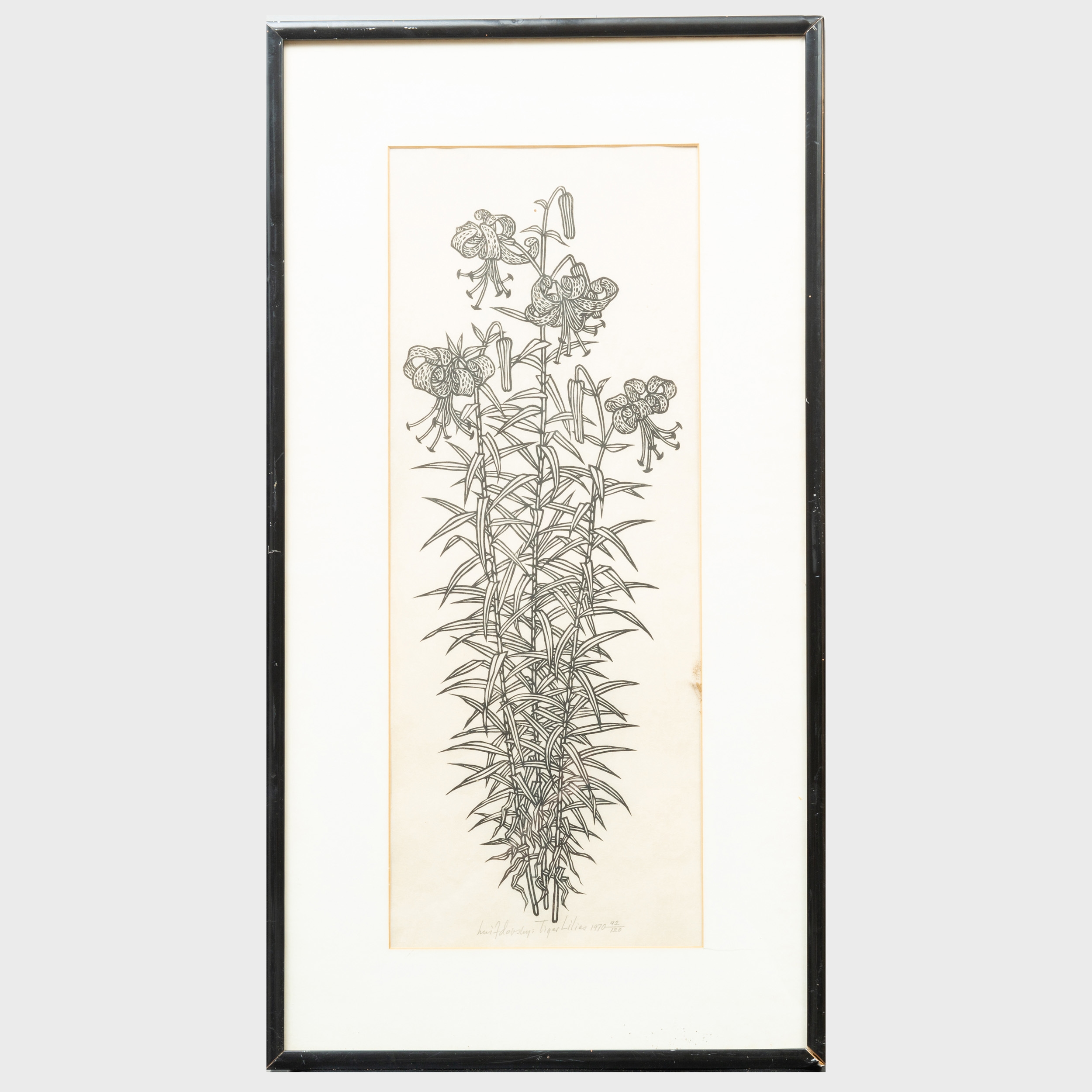 Jacques Hnizdovsky | Tiger Lilies (1970) | MutualArt