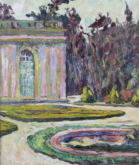 Joseph Morris Raphael | House with garden landscape | MutualArt