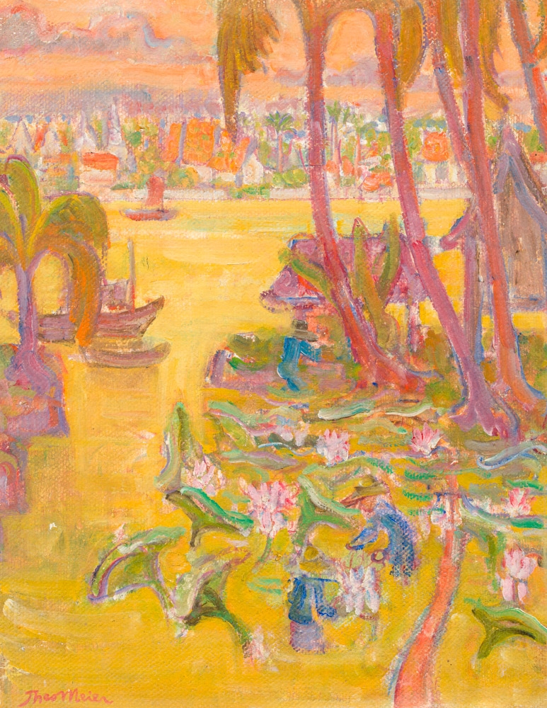 Theo Meier | Fischerboot in Bali | MutualArt