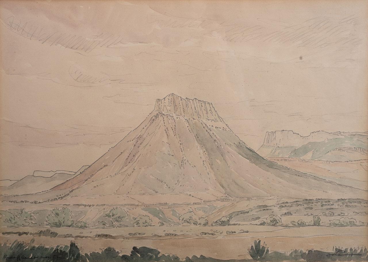 Jacob Hendrik Pierneef | LANDSCAPE WITH RAIN CLOUDS (1923) | MutualArt