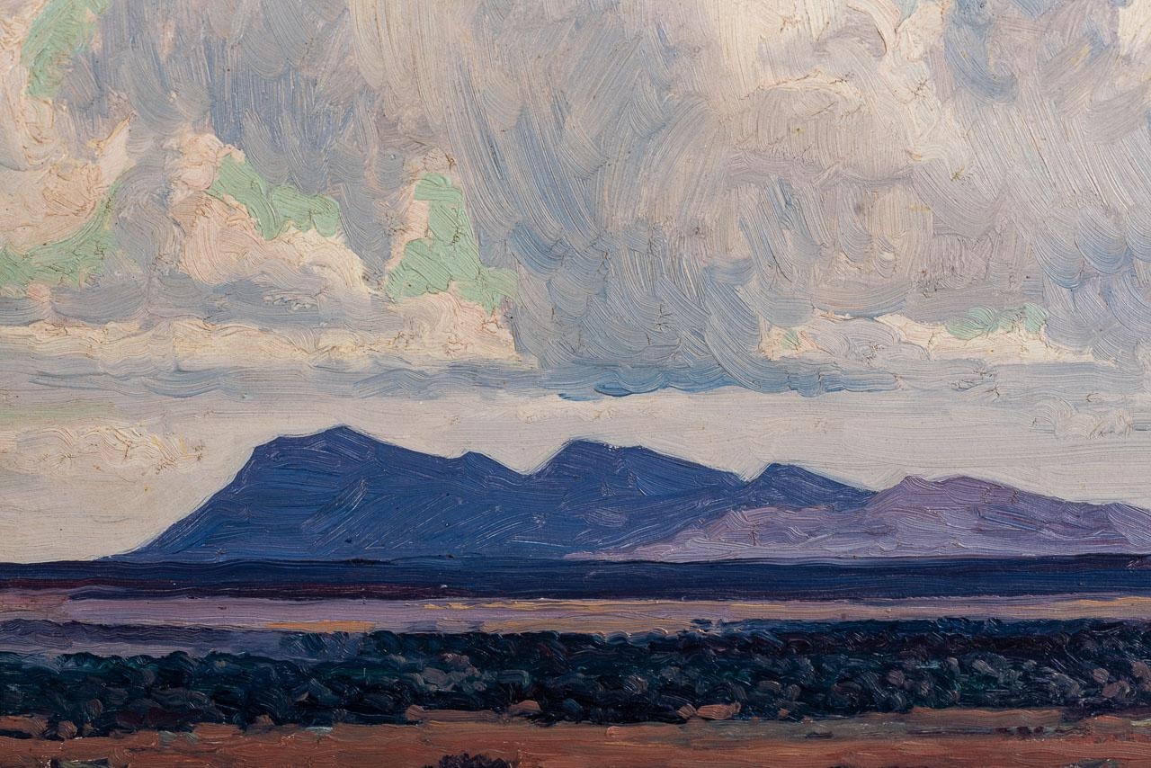 Jacob Hendrik Pierneef | LANDSCAPE WITH RAIN CLOUDS (1923) | MutualArt