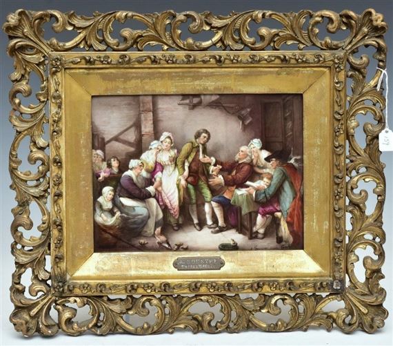 Jean-Baptiste Greuze | The Village Agreement | MutualArt
