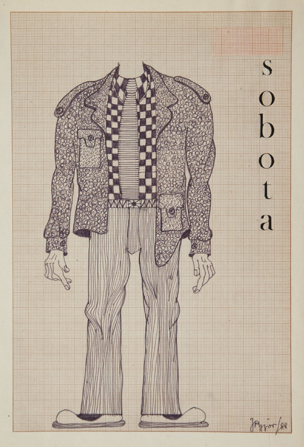 Jan Pyjor | Sobota (strój męski) (1988) | MutualArt