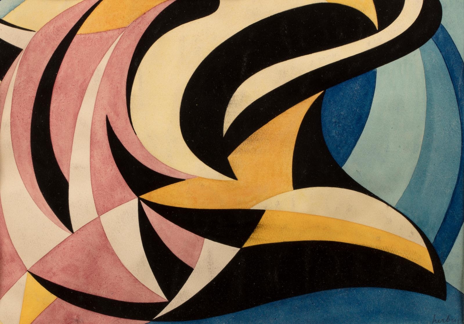 Auguste Herbin | Composition abstraite | MutualArt