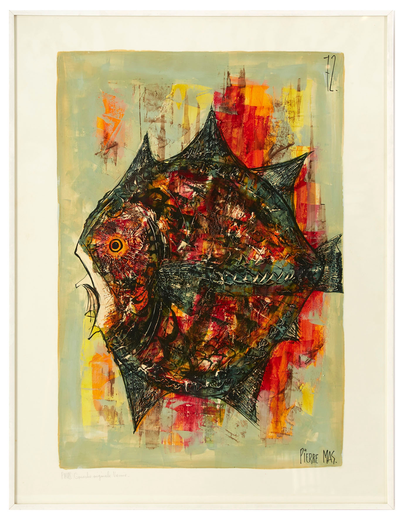 Pierre Mas | Poisson (1972) | MutualArt