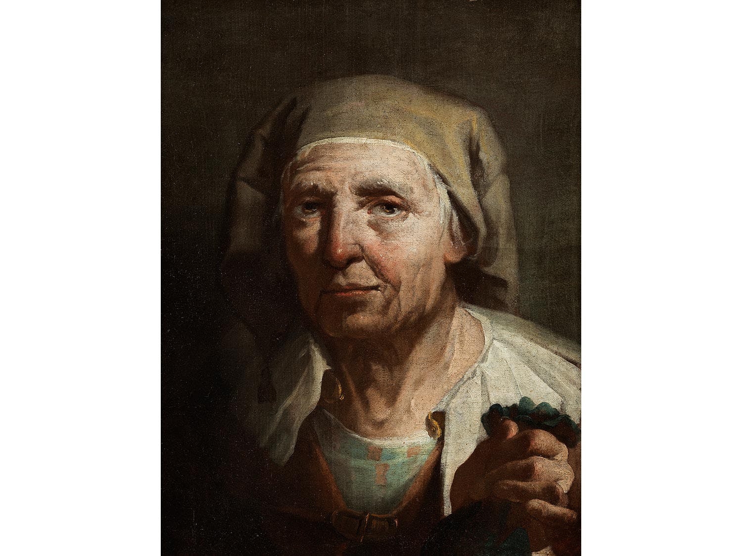 Giuseppe Nogari | PORTRAIT OF AN OLD WOMAN | MutualArt