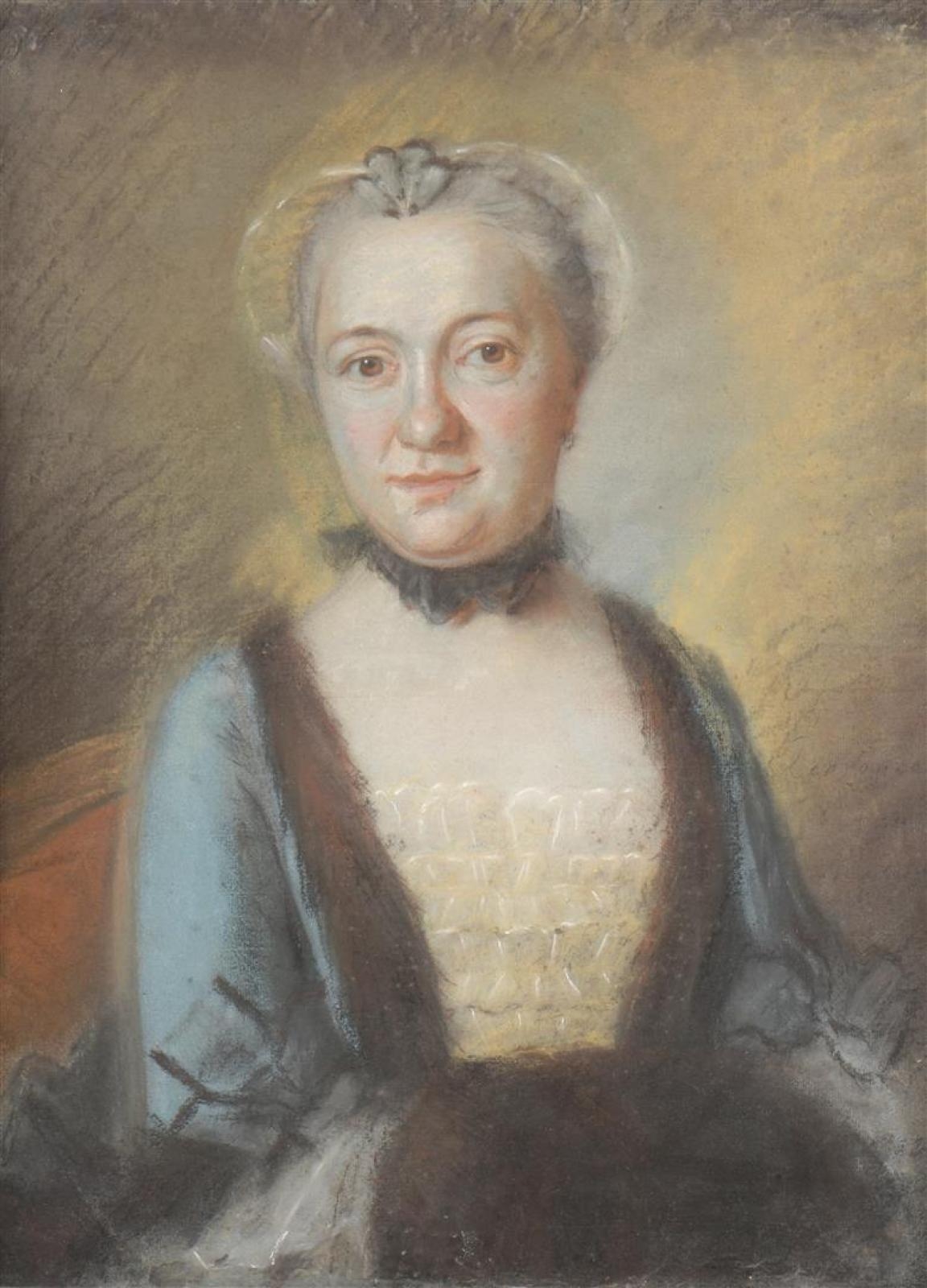 French School, 18th Century | Portrait présumeé de Madame Geoffrin ...