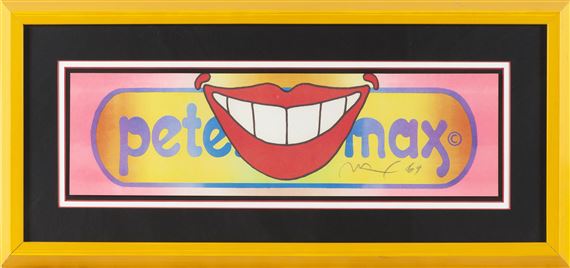 Peter Max | Smile pop art (1969) | MutualArt