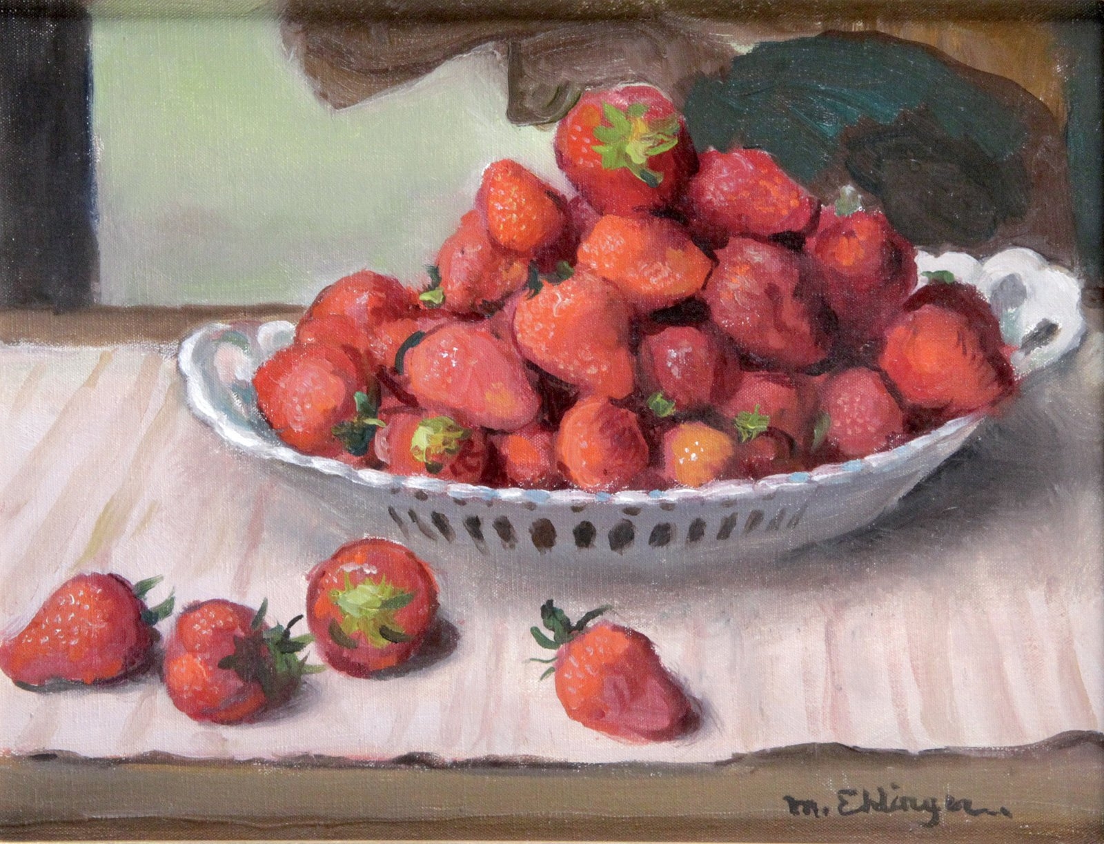 Maurice Ehlinger | The Cutting of Strawberries | MutualArt