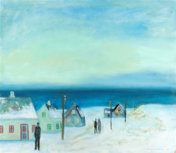 Knud Kristensen | “Vinter ved havet | MutualArt