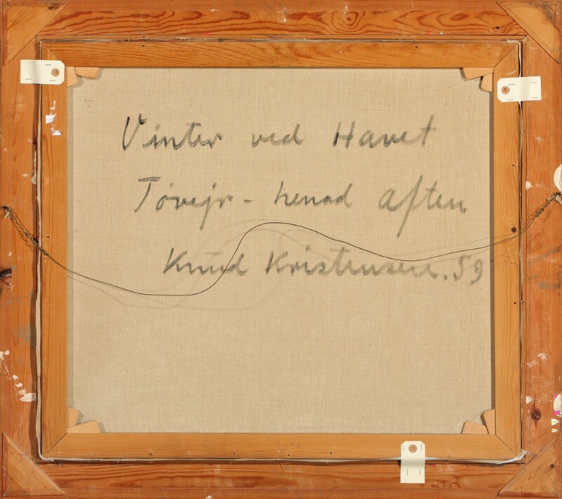 Knud Kristensen | “Vinter ved havet | MutualArt