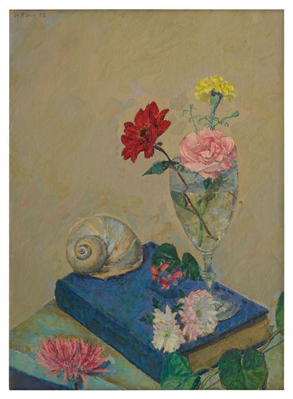 Herman Rose | FLOWERS AND SEASHELL (52) | MutualArt