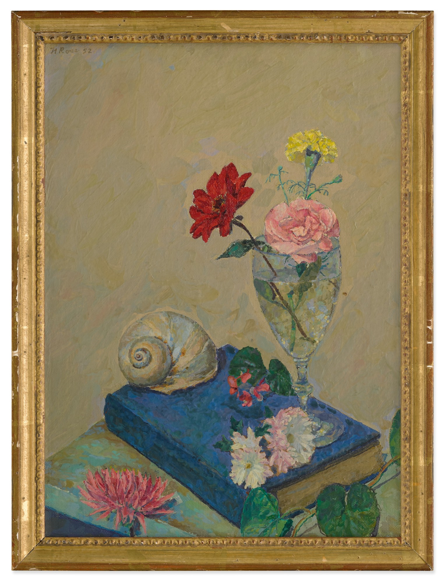 Herman Rose | FLOWERS AND SEASHELL (52) | MutualArt