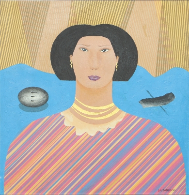 Prudencio Lamarroza | Portrait of a Woman | MutualArt