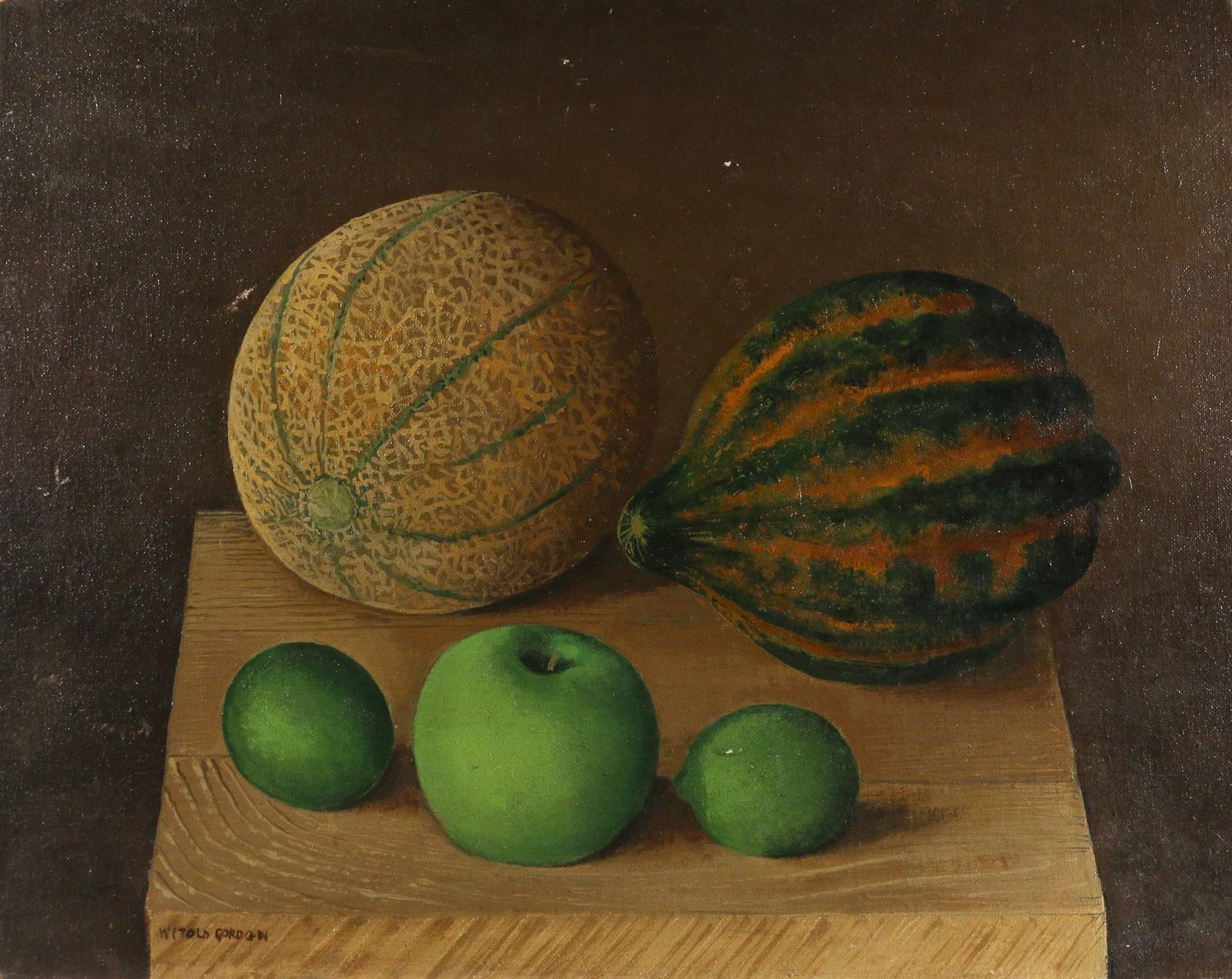 Witold Gordon | still life of fruit | MutualArt