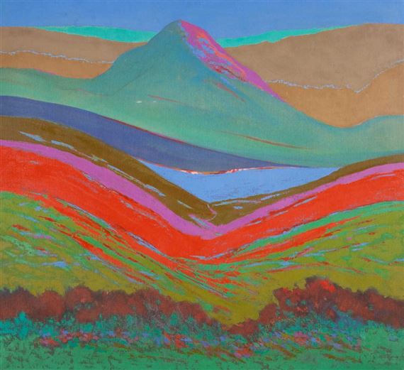 Lee Simpson | Evening Light, Taos Mtn (1978) | MutualArt