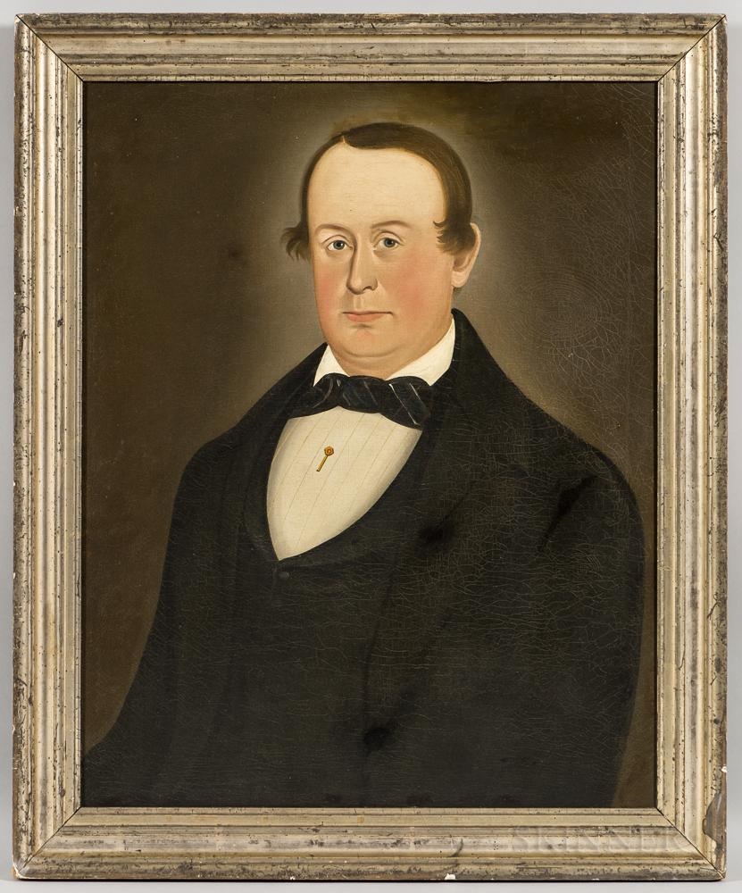 George G. Hartwell | Portrait of a Man in a Black Jacket | MutualArt