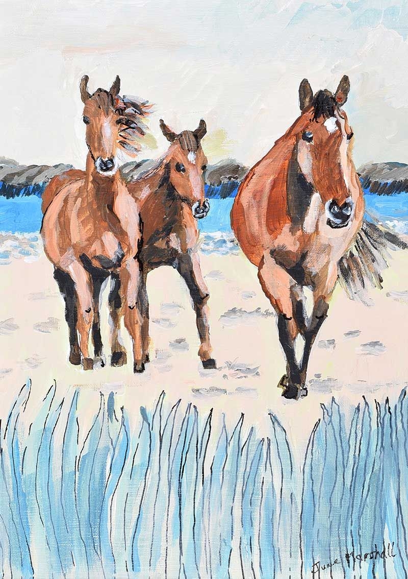 June Marshall | Connemara Ponies | MutualArt